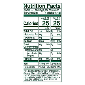 Little Bellies Organic Strawberry Pick-Me Sticks, Baby Snack, (Pack of 5)