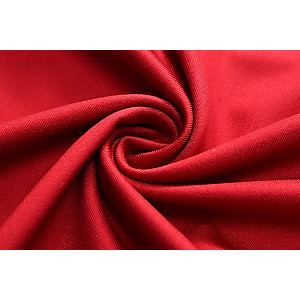 Red Plume Women's Compression Fitness Sport T-Shirt Superhero Sercies Short-Sleeved Yoga Sport Shirt for Women Red