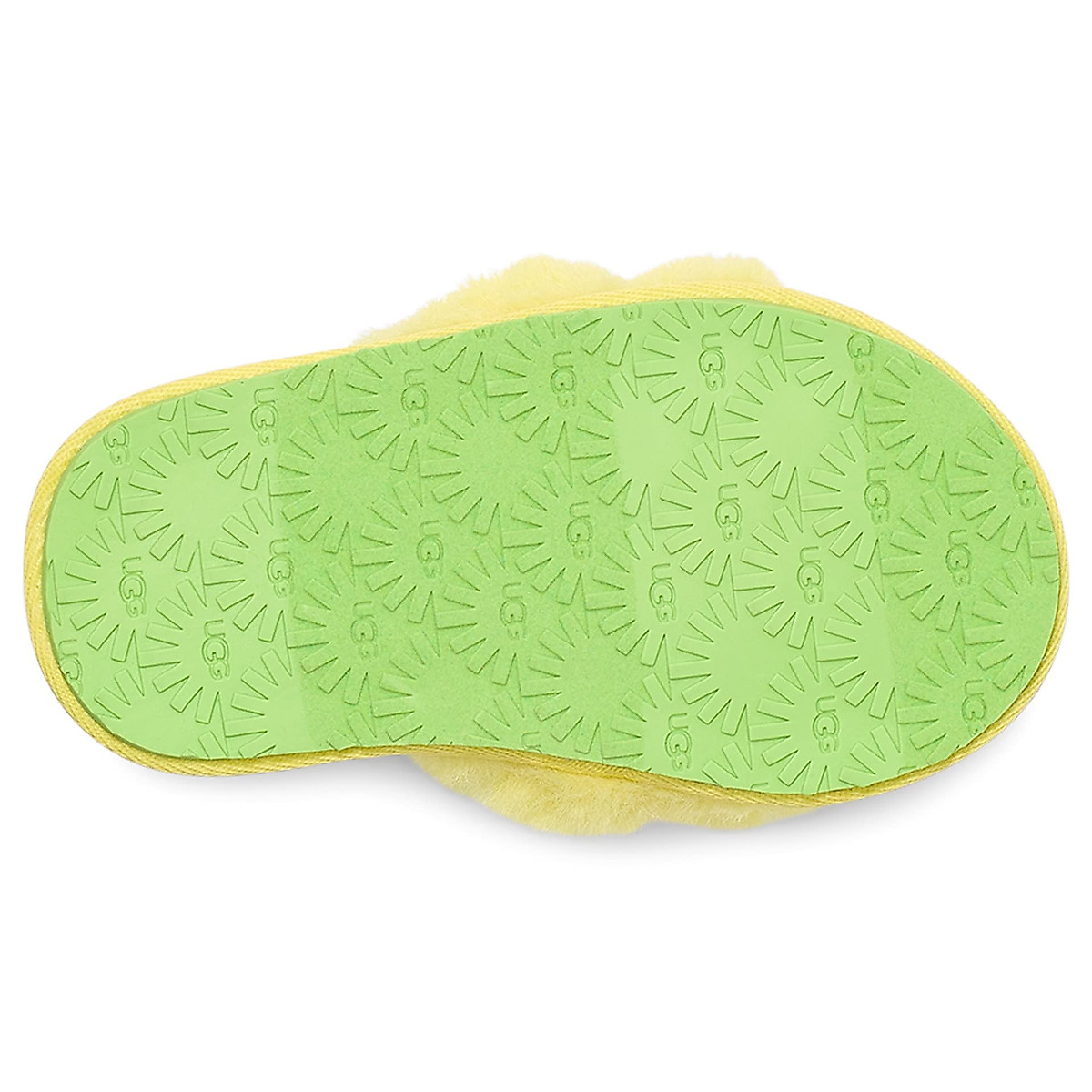 UGG Kids T Fluff Yeah Pineapple STUFFIE Slipper, 10 US Unisex Toddler