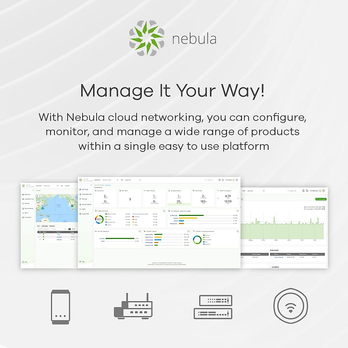 ZyXel 8-Port PoE Switch Gigabit Ethernet Smart (GS1915-8EP) - Managed, with 8X PoE+ @ 60W, Optional Nebula Cloud Management, Desktop or Wall Mount, Limited Lifetime Protection