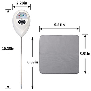 ONEDONE Moisture Meter, Soil Moisture Meter for House Plants Plant Moisture Meter with Cleaning Cloth Plant Water Meter for Gardening, Farming, Indoor and Outdoor Plants