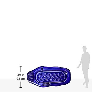 Poolmaster Riviera Inflatable Wet/Dry Sun Swimming Pool Lounge and Swimming Pool Float (Purple)