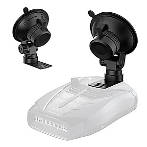 Radar Detector Mount,Car Radar mounting Bracket Suction Cup Holder,Windshield & Dashboard Radar Detector Suction Mount,For Cobra Escort Beltronics Valentine One Radar Detector,Easy to Install