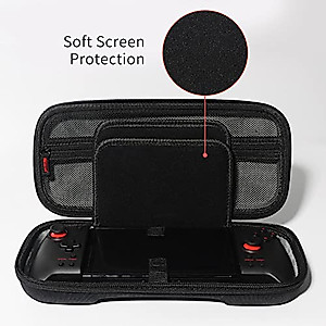 Carrying Case for Switch Split Pad Pro - iofeiwak Hard Shell Case for Nintendo Switch + Hori Split Pad Pro & Binbok & NexiGo Joy Pad Controllers - Support 20 Game Slots / Button Protection/ Large Capacity