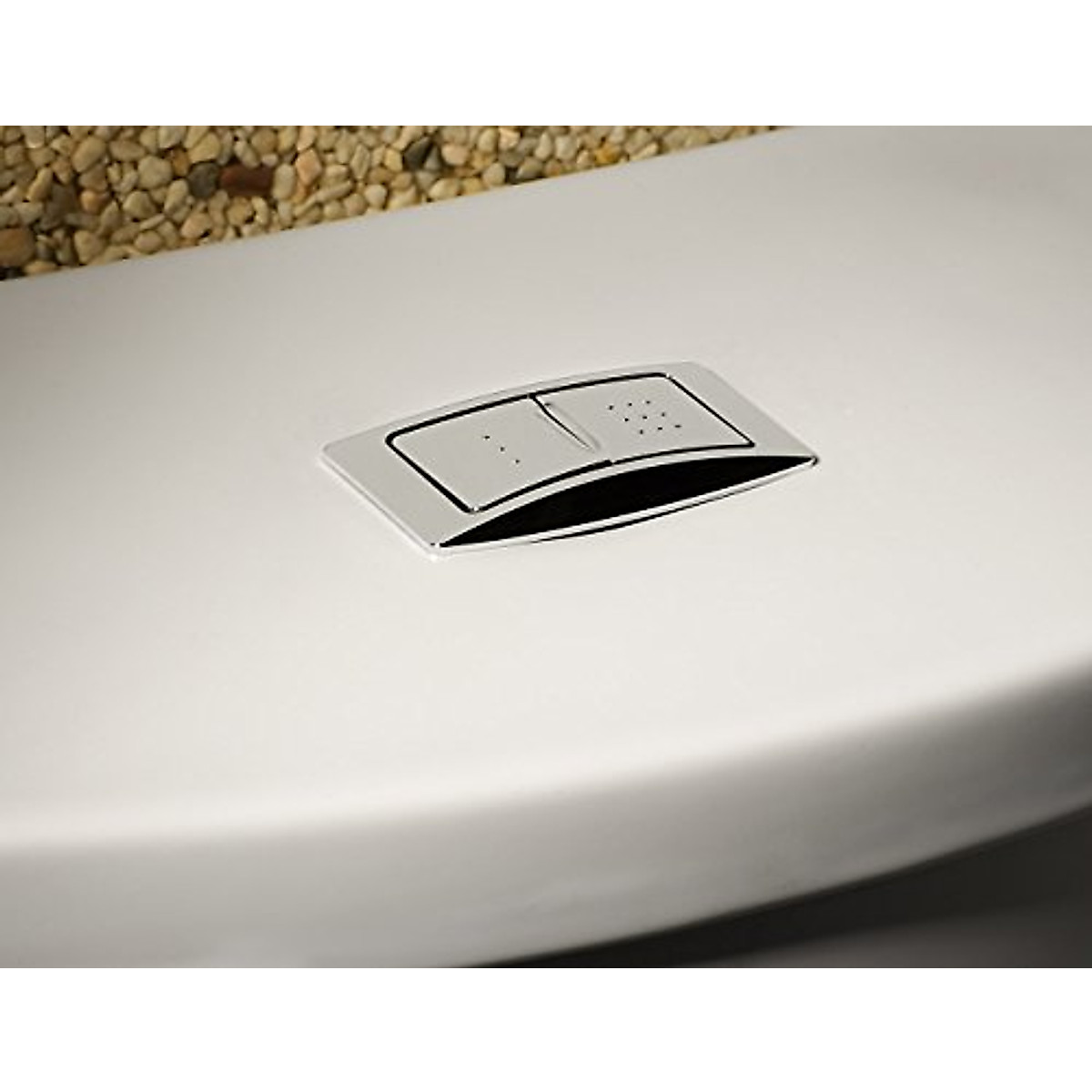 American Standard 2889518.020 H2Option Siphonic Dual Flush Normal Height Round Front Toilet with Liner, White, 2-Piece