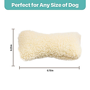 SPOT Vermont Style Fleece Bone Dog Toy - Soft Squeaky Plush Comfort Toy for Small and Medium Dogs and Puppies, Ideal for Light Chewers, 9 inch