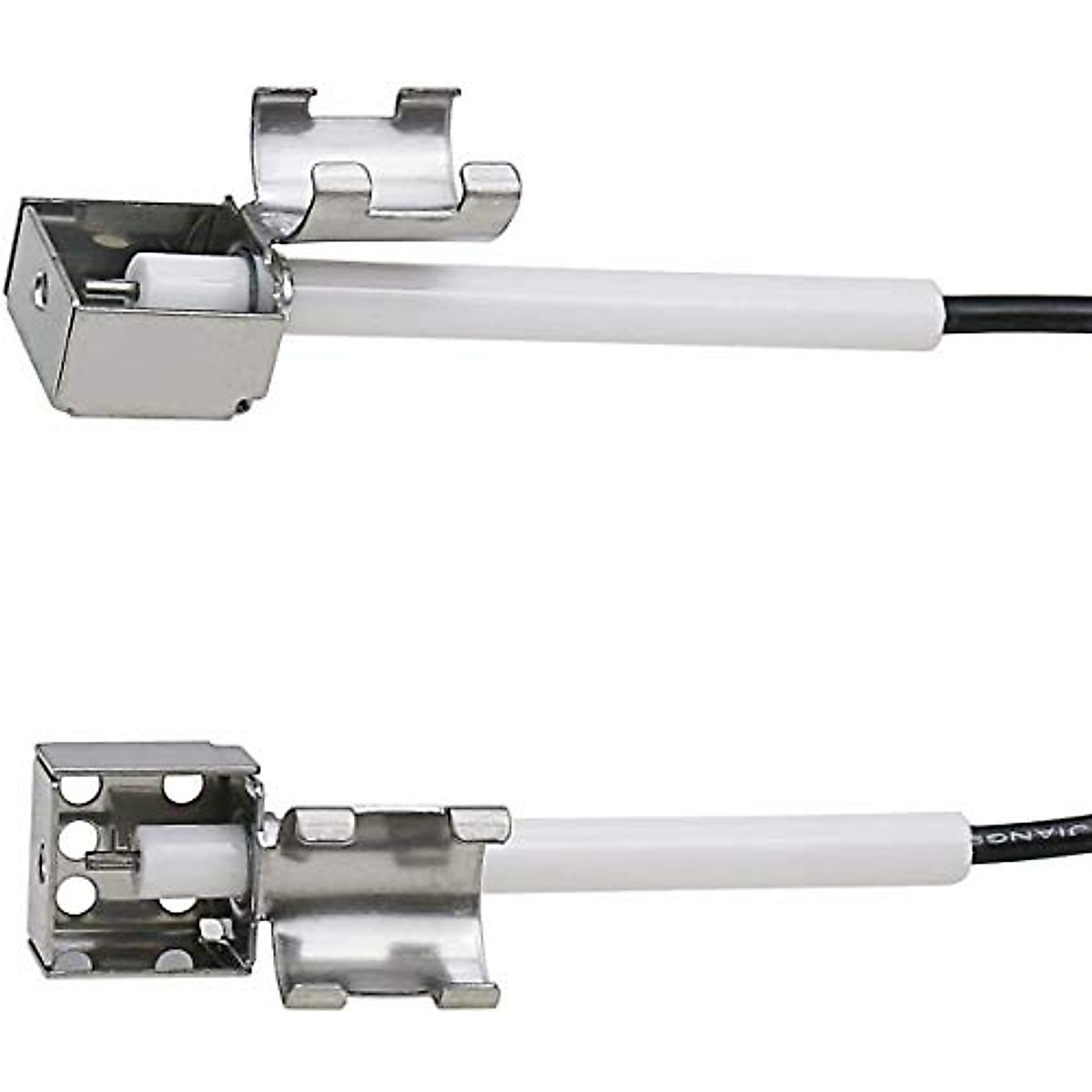 Ignition Ceramic Electrode Replacement for Charbroil 4362436214, 463212511, 463215512, 463215712, 463241113, 463241313, 463241413, 463247209, with 4 Different Lengths Wires