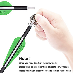 Archery Bow Carbon Arrow Hunting Target Practice Arrows 28 Inch with Removable Tips for Compound & Recurve Bow Spine 500 12PCS Pack