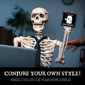 Ghost That’s Some Boo Sheet Thumbs Down Magnet Funny Gothic Décor for Kitchen, Office, Spooky Ghost of Disapproval Cute Apartment Must-Haves Goth Gifts for Women & Men