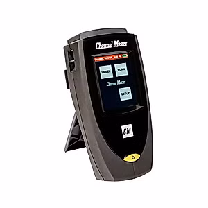 Channel Master TV Antenna Signal Strength Meter – Digital Handheld Signal Finder with Carrying Bag and Stylus for Precise OTA Antenna Alignment and Installation (Displays Signal Level & SNR)