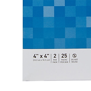 McKesson Woven Gauze Sponges, Sterile, 12-Ply, 100% Cotton, 4 in x 4 in, 2 per Pack, 25 Packs, 50 Total