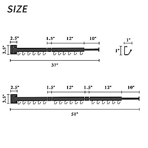 PLKO Retractable Clothes Drying Rack,Wall Mounted Clothes Hangers， Space Saver Laundry Drying Rack for Balcony,Laundry,Bathroom,Patio and Bedroom (3-Pole Black)