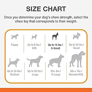 Nylabone Basted Blast Original & Textured Bone Power Chew Toy for Dogs, Dog Toys for Aggressive Chewers, Bacon and Steak Flavor, X-Small - Up to 15 lbs, 2 Pack