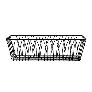 Spectrum Diversified Twist Tray Home Basket, Large Black