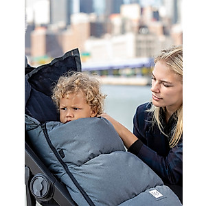 7AM Enfant Universal Stroller Footmuff - Water Repellent Winter Bunting Bag for Strollers & Car Seats, Soft Micro-Fleece & Plush Lined Stroller Footmuff for Baby Boy & Girl | TundraPOD