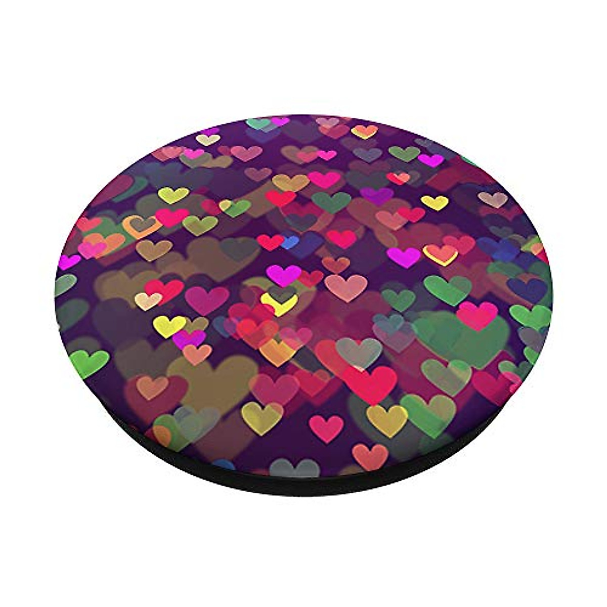 Heart Multicolor Colorful Hearts PopSockets PopGrip: Swappable Grip for Phones & Tablets