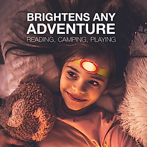 Energizer LED Headlamp for Kids, Ages 3+, Bright Headlamp for Indoor and Outdoor Play, Batteries Included, Pack of 1