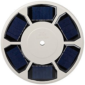 Sunnytech 3rd Generation Solar Power Flag Pole Flagpole Light,Upgraded UFO Design,Advanced Sensor,Enhanced Solar Batteries Panels,Waterproof Protection,Intelligent Self-Charging Auto Active