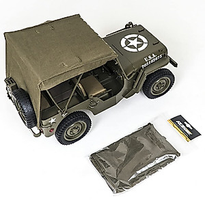 Rochobby Parts for 1/6 or 1/12 Willys RTR Vehicle (1: 12 Willys, Canvas)
