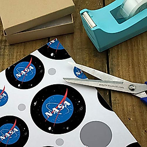 GRAPHICS & MORE NASA Official Meatball Logo Gift Wrap Wrapping Paper Roll