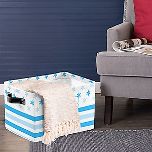 ZAACUSTOM Personalized Storage Bins with Name for Organizing Babys Boys and Girls Toys, Custom Kids Storage Basket Boxes Cubes Organizer with Handles for Shelf Closet Nursery, 1 Pack