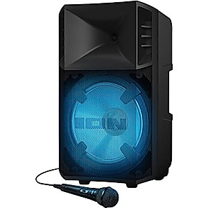 ION Audio Power Glow 300 Rechargeable Bluetooth Speaker System with LED Party Lights (Renewed)