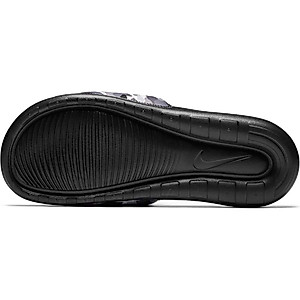 NIKE Men's Slide Slipper, Black Grey Fog Particle Grey White, 8