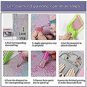 Giraffe Diamond Painting Kits, 5D Diamond Art Kits Full Drill Diamond Painting Kits for Adults Kids Beginner, Painting with Diamonds Arts and Crafts for Adults Home Wall Decor 12X 16 inch