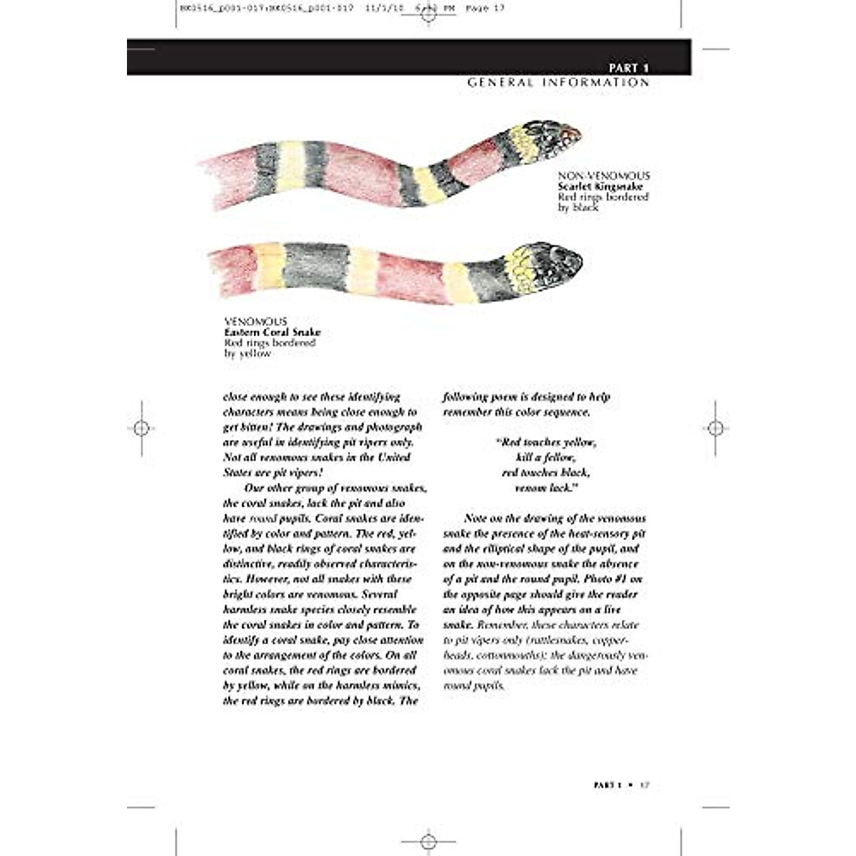 U.S. Guide to Venomous Snakes and Their Mimics
