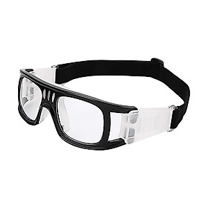 Clobeau Sport Goggles Sporty Glasses Lacrosse Goggles Eyewear Glasses Anti-Fog Eye Protective Safety Goggles Outdoor Adjustable Strap for Basketball Football Hockey Rugby Baseball Soccer Volleyball