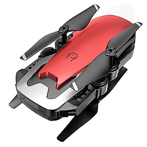 Drone X Pro AIR (RED) 1080P HD Dual Camera Quadcopter with Follow Me Real-Time Transmission Gesture Control Optical Flow Positioning and 2pcs Batteries Included