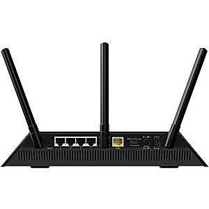 Netgear R6400 Dual-band (2.4 GHz / 5 GHz) Gigabit Ethernet Black wireless router