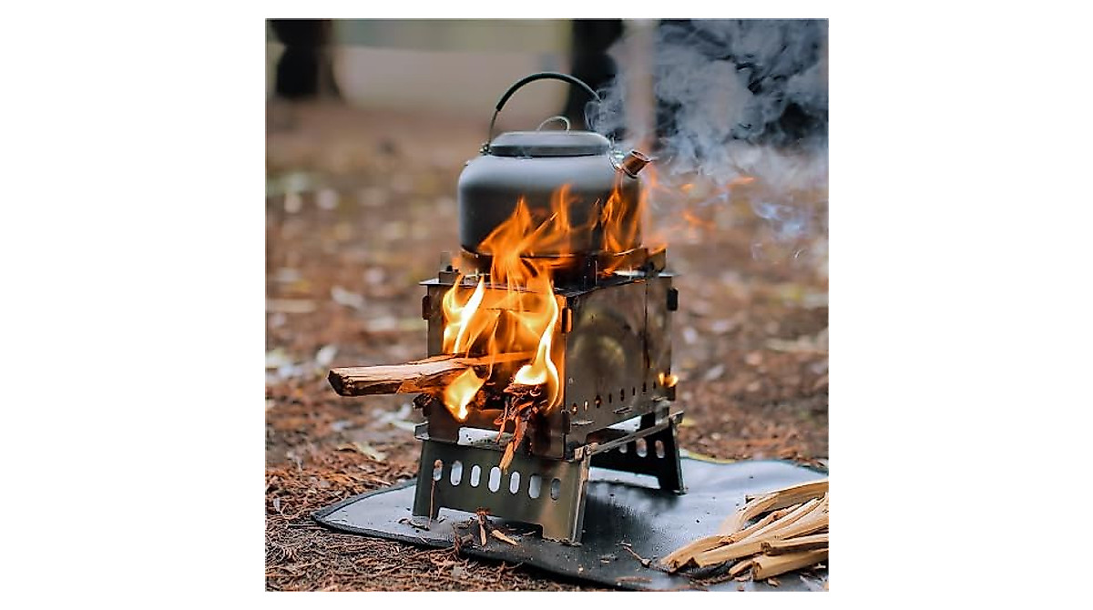 Portable Multifunctional Charcoal Grill for Outdoor Fun