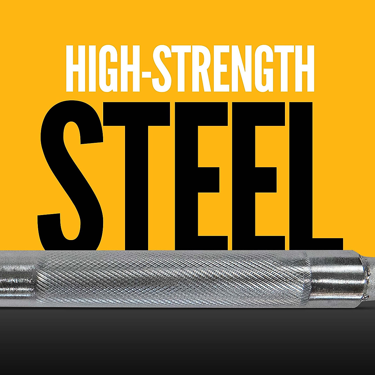 US Cargo Control Standard Chrome Winch Bar, Steel Ratchet Winch Bar for Cargo Tie Down, Made with Non-Slip Handle and Angular Bend for Easy Tightening, 31.5 Inches