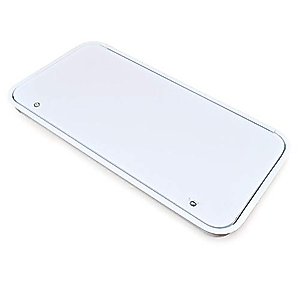 Leisure Coachworks RV Baggage Door 40" Wide X 20" High with Rounded Corners and Thumblocks for RV's- Compartment Access Storage Doors with Top Hinge- Camper Trailer Motor Home