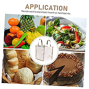 ULTECHNOVO Packing Cold Insulation Portable Plastic Tote Plastic Packaging Bags Plastic Shopping Bags for Groceries Insulated Grocery Tote Cooler Bags Insulated Lunch Tote Bag Delivery Bag