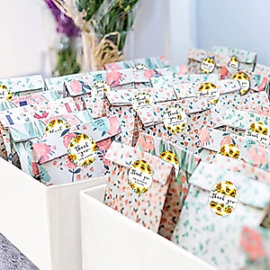 80 Sunflower Baby Shower Thank You Stickers, Sunflower Bridal Shower Wedding Favor Labels, Sunflower Birthday Party Favor Wrap Stickers (2 Inch)