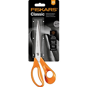 Fiskars Dressmaking Scissors, one size, Orange