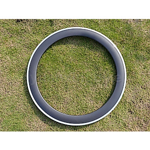 Toray Carbon Wheel Rims Full Carbon 3K Matt Road Bike Clincher Wheel Rim 60mm Alloy Brake Side Width 20.4mm / Holes : 28, 32