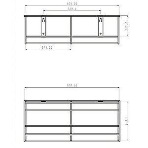 Wall Rack-3x Gallon Bottles, 9002