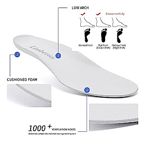 Limberun Womens Walking Shoes Arch Support Tennis Shoes Men Sneakers for Women Walking Shoes Gym Shoes Men Volleyball Shoes White 6