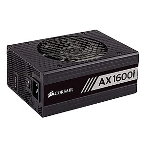 Corsair AXi Series, AX1600i, 1600 Watt, 80+ Titanium Certified, Fully Modular - Digital Power Supply (CP-9020087-NA)