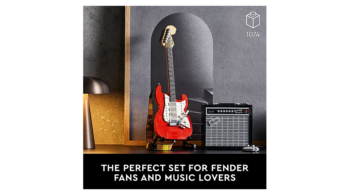 LEGO Ideas Fender Stratocaster 21329: Build & Display