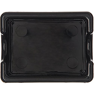 Carlisle FoodService Products 455003 Styrene Sugar Caddy, Black, Small