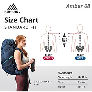 Gregory Mountain Products Women's Amber 55 Backpack Sienna Red