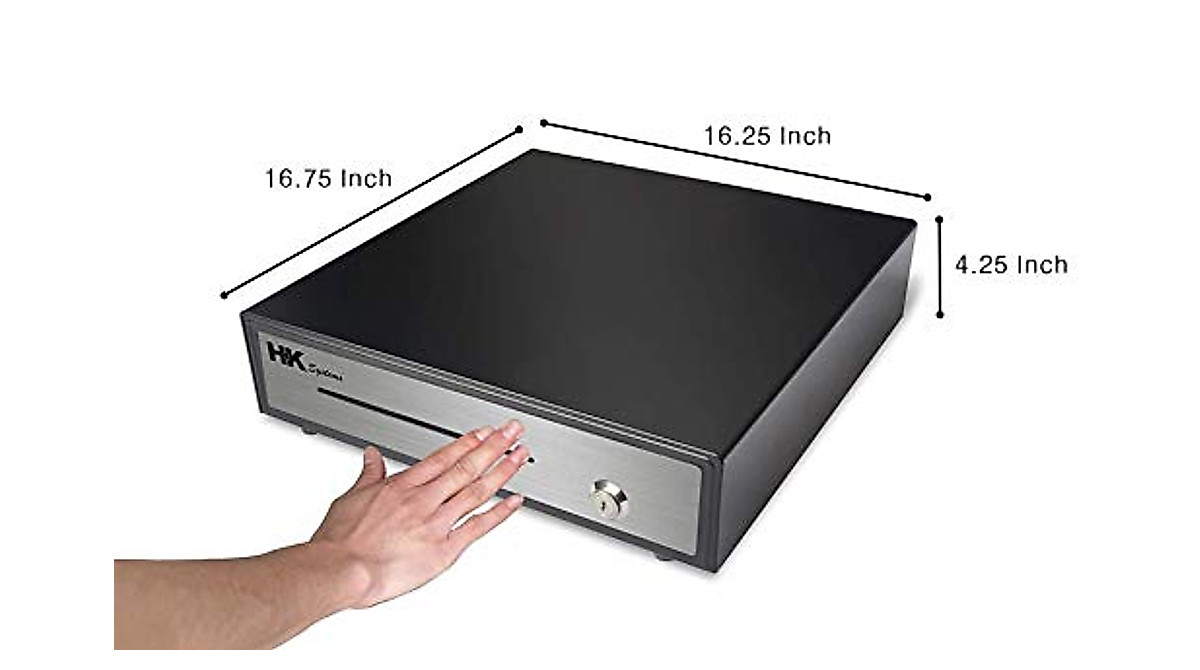 HK SYSTEMS 16" Heavy Duty Cash Drawer - Secure & Durable