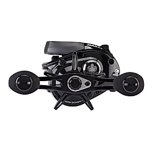 Abu Garcia Max Digital Line Counter Low Profile Baitcast Reel, Size LP (1498727), Carbon Fiber Star Drag, Max of 20lb | 9.0kg, Durable, Lightweight and Strong,Black