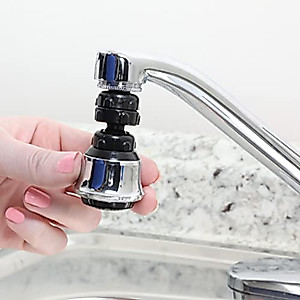 DANCO 10500 Dual Threaded Water Saving Faucet Aerator, 15/16-27 Male X 55/64-27 Female, 1.5 gpm