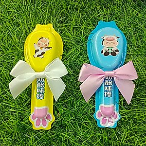 AKLVBL 25 Pack Set Satin Ribbon Bows Pretied Bows with Sticky Gel Pads for Treat Bags, Gift Bags, Bakery Candy Bags and Package Decorating or Gift Decorating (Light Pink)