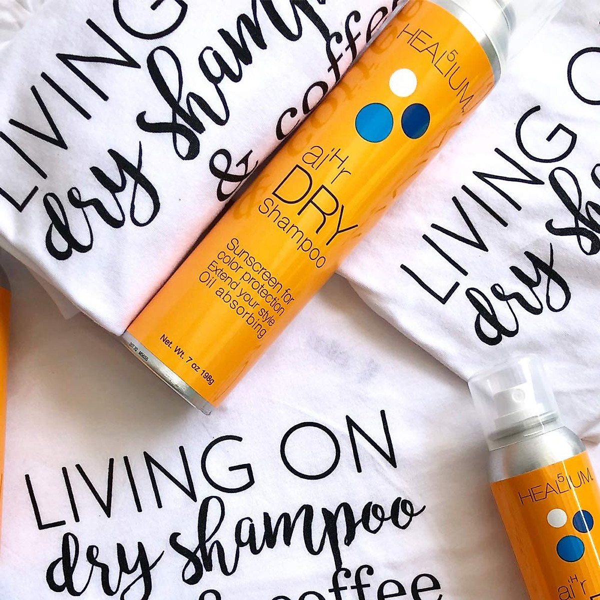 Dry Shampoo, 7 oz - Sunscreen Oil Absorbing Extend Your Style Without Washing –Products for Men, Women, Curly, Frizzy, Fine, Thin Textures by Healium Hair